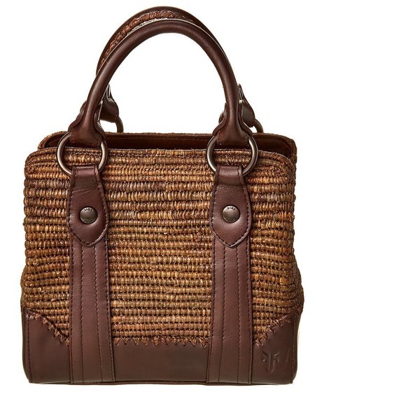 Frye | Bags | Frye Melissa Raffia Leather Crossbody | Poshmark